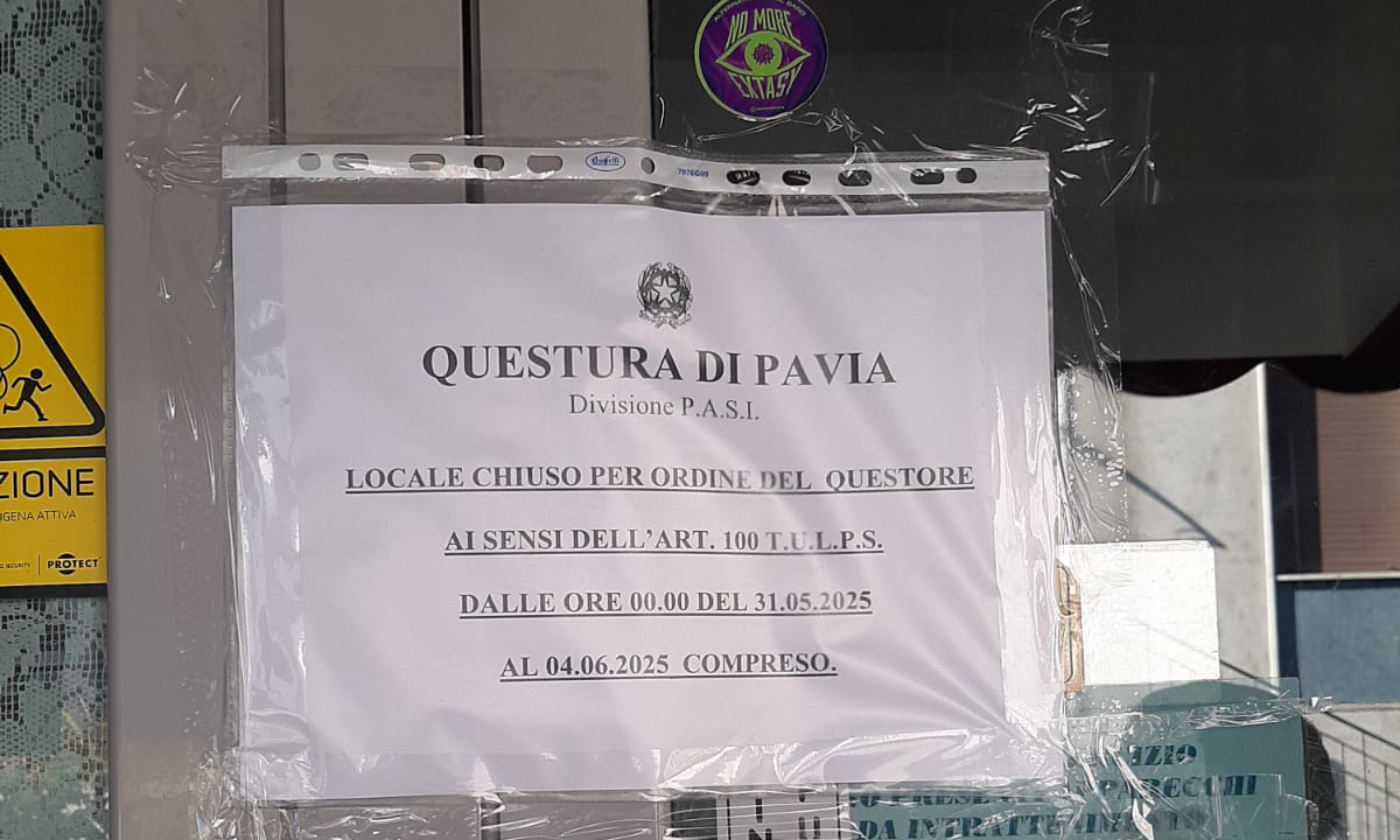 Cliente beccato con la droga negli slip, bar di Pavia chiuso per cinque giorni - Prima Pavia